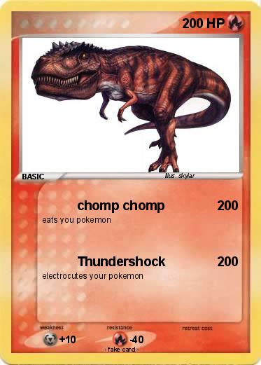 Pokémon 1 31976 31976 - chomp chomp - My Pokemon Card
