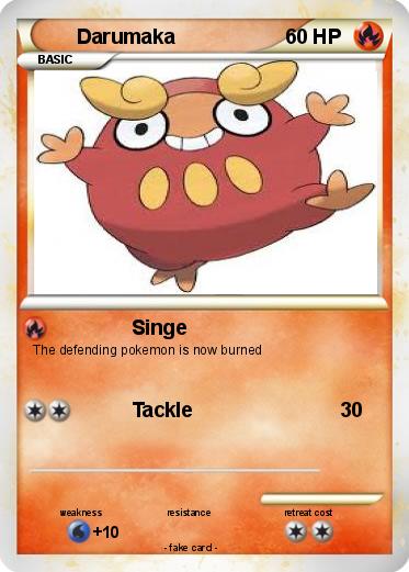 Pokémon Darumaka 26 26 - Singe - My Pokemon Card