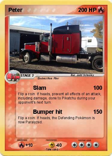 Pokémon Peter 1276 1276 - Slam - My Pokemon Card