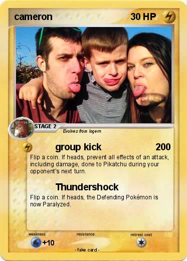 Pokémon cameron 310 310 - group kick - My Pokemon Card