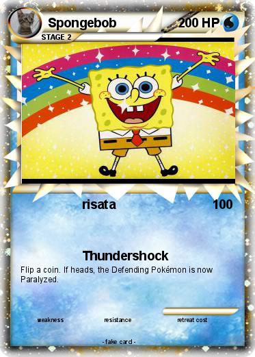 Pokémon Spongebob 1996 1996 - risata - My Pokemon Card