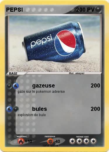 Pokémon PEPSI 202 202 - gazeuse - Ma carte Pokémon