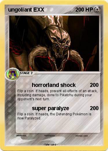 Pokémon ungoliant EXX - horrorland shock - My Pokemon Card