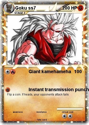 Pokémon Goku ss7 11 11 - Giant kamehameha - My Pokemon Card