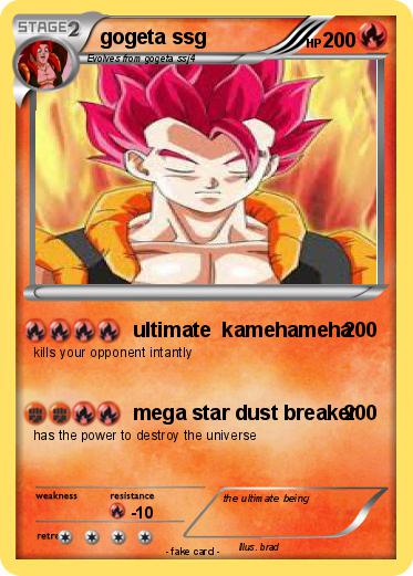 Pokémon gogeta ssg - ultimate kamehameha - My Pokemon Card