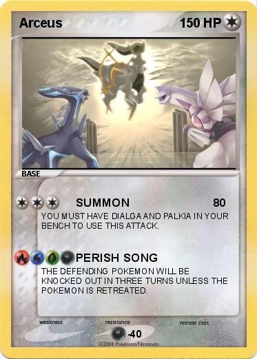 Pokémon Arceus 315 315 - SUMMON - My Pokemon Card