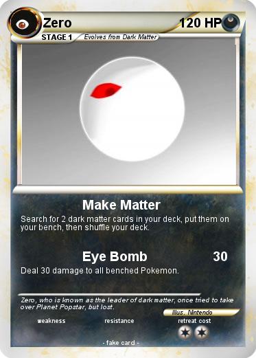 Pokémon Zero 709 709 - Make Matter - My Pokemon Card
