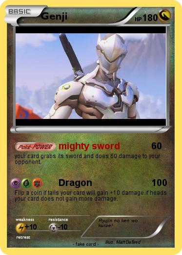 Pokémon Genji 237 237 - mighty sword - My Pokemon Card
