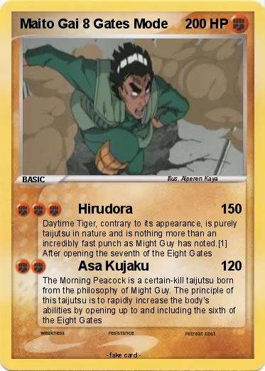 Pokémon Maito Gai 8 Gates Mode 1 1 - Hirudora - My Pokemon Card