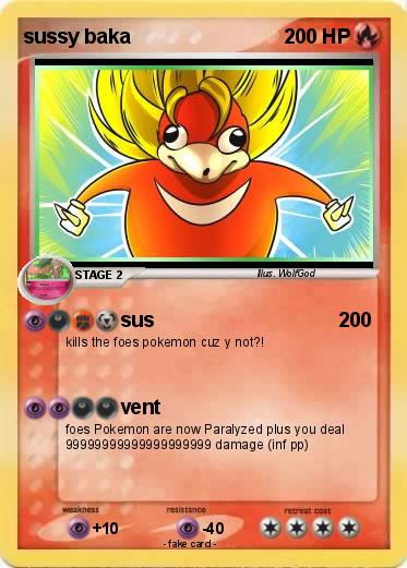 Pokémon sussy baka 73 73 - sus - My Pokemon Card