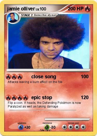 Pokémon jamie olliver - close song - My Pokemon Card