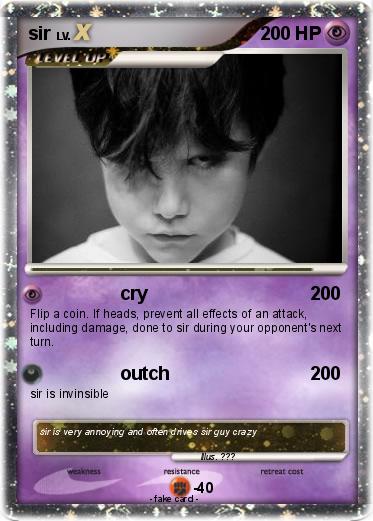 Pokémon sir 303 303 - cry - My Pokemon Card