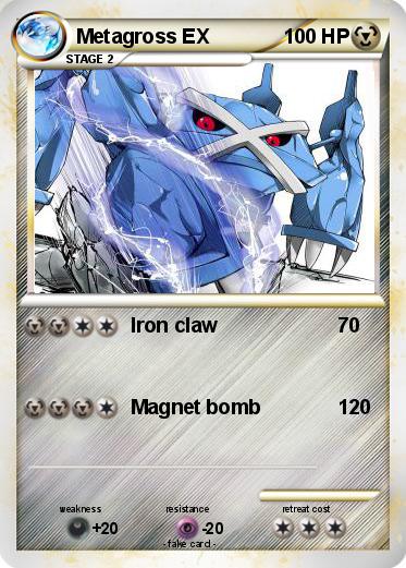 Pokémon Metagross EX 41 41 - Iron claw - My Pokemon Card