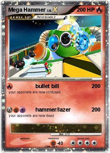 Pokémon Mega Hammer 4 4 - bullet bill - My Pokemon Card
