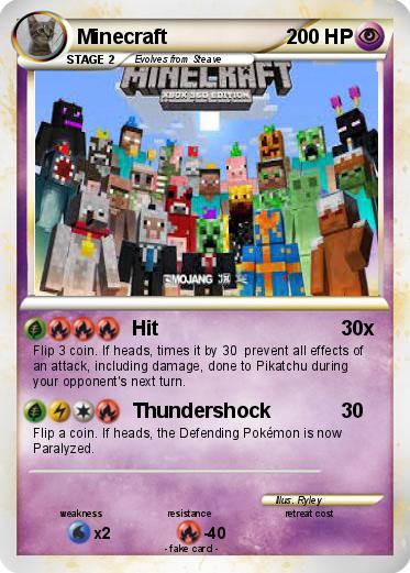 Pokémon Minecraft 2069 2069 - Hit - My Pokemon Card