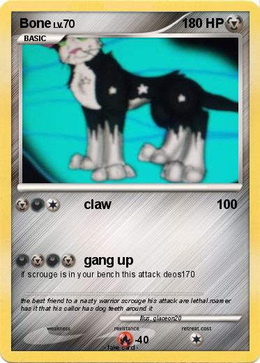 Pokémon Bone 85 85 - claw - My Pokemon Card