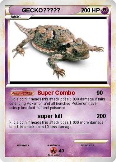 Pokémon GECKO 107 107 - Super Combo - My Pokemon Card