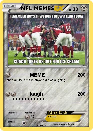 Pokémon NFL MEMES 1 1 - MEME - My Pokemon Card