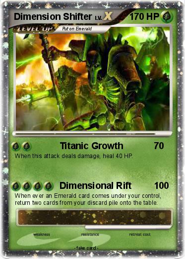 Pokémon Dimension Shifter - Titanic Growth - My Pokemon Card