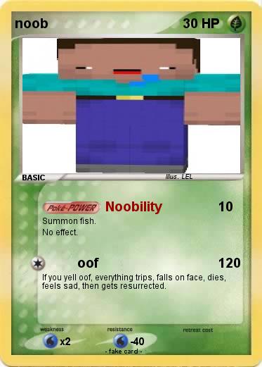 Pokémon noob 1090 1090 - Noobility - My Pokemon Card