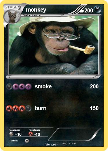 Pokémon monkey 1479 1479 - smoke - My Pokemon Card