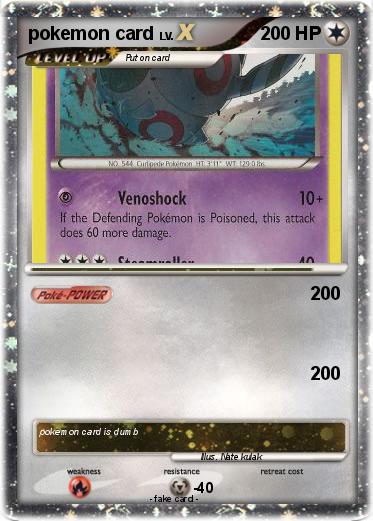 Pokémon pokemon card 190 190 - My Pokemon Card