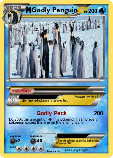 Pokémon Godly Penguin - Godly Peck - My Pokemon Card