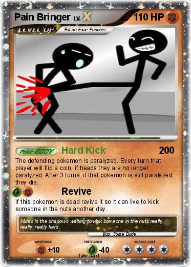 Pokémon Pain Bringer 1 1 - Hard Kick - My Pokemon Card