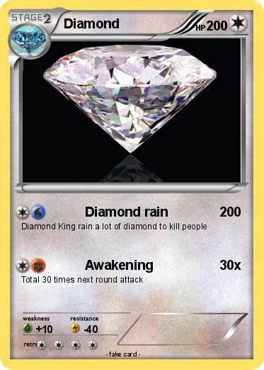 Pokémon Diamond 654 654 - Diamond rain - My Pokemon Card