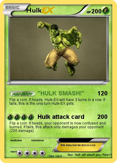Pokémon Hulk 1635 1635 - "HULK SMASH!" - Ma carte Pokémon