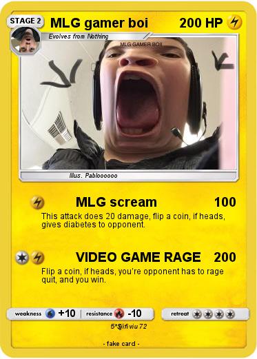 Pokémon MLG gamer boi - MLG scream - My Pokemon Card