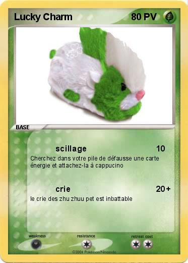 Pokémon Lucky Charm - scillage - Ma carte Pokémon