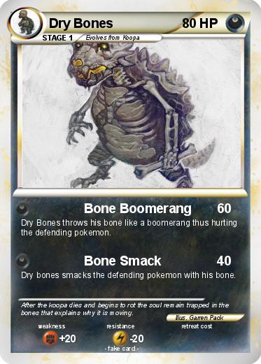 Pokémon Dry Bones 197 197 - Bone Boomerang - My Pokemon Card