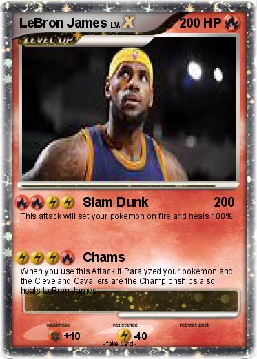 Pokémon LeBron James 551 551 - Slam Dunk - My Pokemon Card
