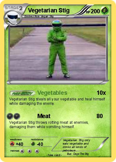 Pokémon Vegetarian Stig 1 1 - Vegetables - My Pokemon Card