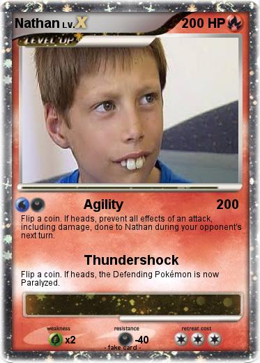 Pokémon Nathan 1350 1350 - Agility - My Pokemon Card