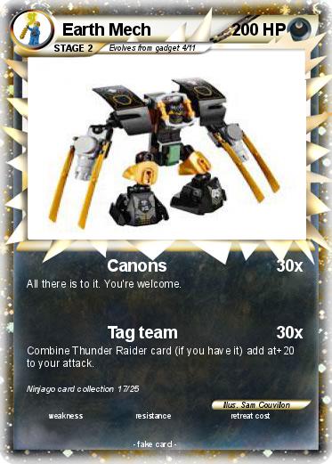 Pokémon Earth Mech - Canons - My Pokemon Card