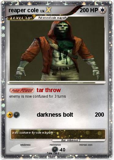 Pokémon reaper cole - tar throw - My Pokemon Card