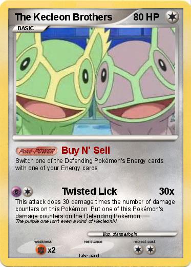 Pokémon The Kecleon Brothers - Buy N' Sell - My Pokemon Card