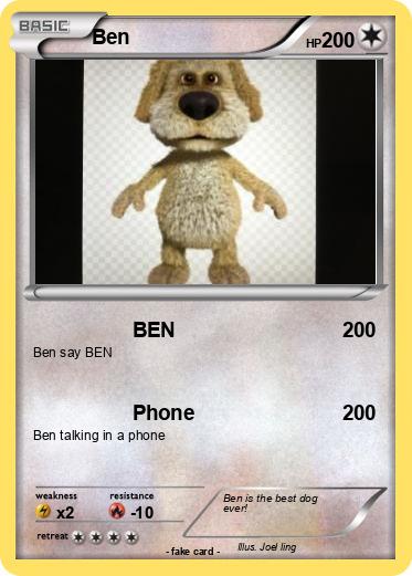 Pokémon Ben 2417 2417 - BEN - My Pokemon Card