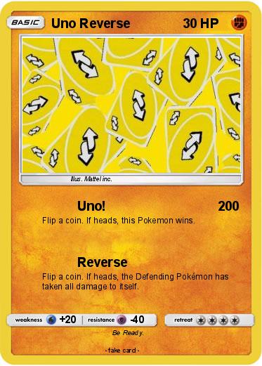 Pokémon Uno Reverse 121 121 - Uno! - My Pokemon Card