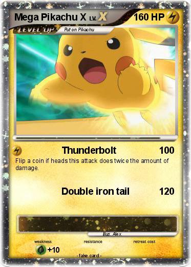 Pokémon Mega Pikachu X 11 11 - Thunderbolt - My Pokemon Card