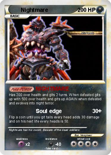 Pokémon Nightmare 706 706 - NIGHTMARE - My Pokemon Card