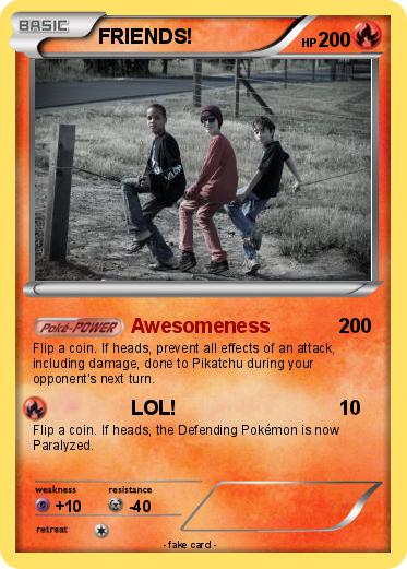 Pokémon FRIENDS 122 122 - Awesomeness - My Pokemon Card