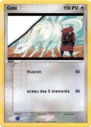 Pokémon Gobi 7 7 - Illusion - Ma carte Pokémon