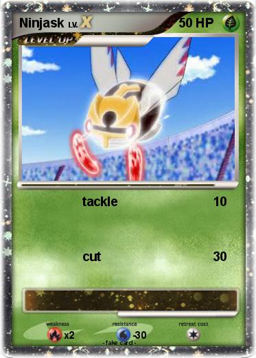 Pokémon Ninjask 50 50 - tackle - My Pokemon Card