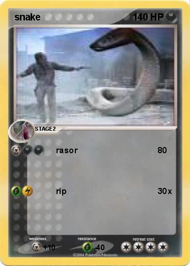 Pokémon snake 47 47 - rasor - My Pokemon Card