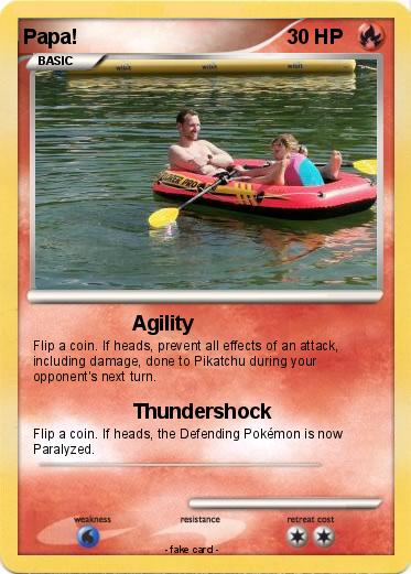 Pokémon Papa 1109 1109 - Agility - My Pokemon Card