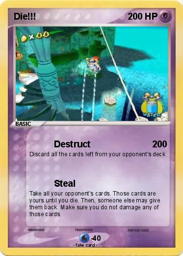 Pokémon Die 304 304 - Destruct - My Pokemon Card