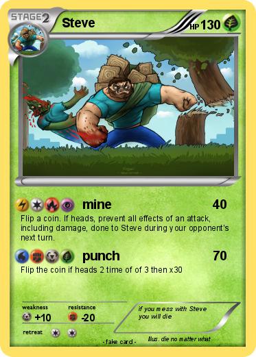 Pokémon Steve 3548 3548 - mine - My Pokemon Card
